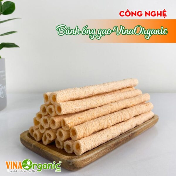 Bánh ống gạo - Hương vị tuổi thơ đến từ công nghệ VinaOrganic