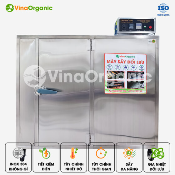 MS1046 - Máy sấy đối lưu 10 khay sấy trái cây năng suất cao
