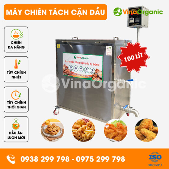 CTC100 - Máy chiên tách cặn dầu 100l