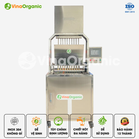 VGD10 - Máy chiết rót sữa chua sấy thăng hoa 10 vòi