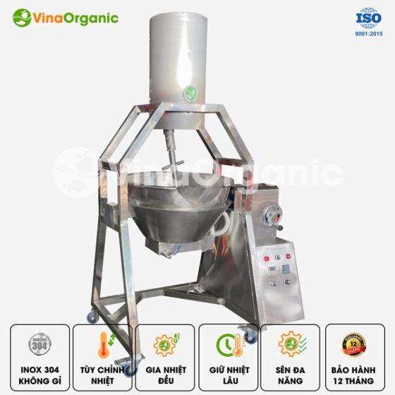 SC20 - Máy chảo sên nhân 20kg, sên nhân bánh mì, sên mứt