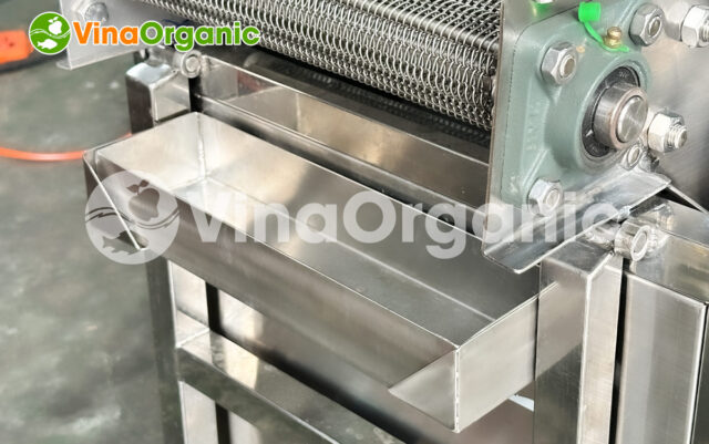 MCBT100 - Máy chiên băng tải 100L, chiên chả lươn, đậu phộng